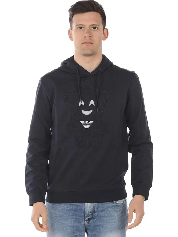 Emporio Armani Sweatshirt Hoodie - Blue