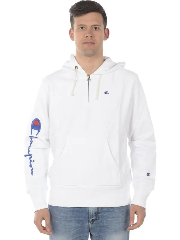 Champion Sweatshirt Hoodie - White