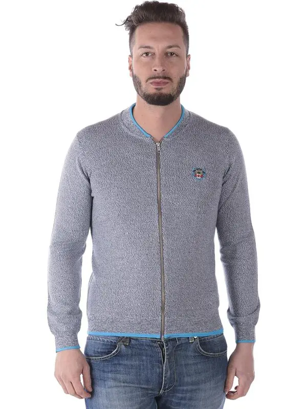 Kenzo Zipped Tiger Jumper - Grey