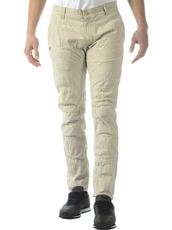 DANIELE ALESSANDRINI Jeans Trousers - Beige