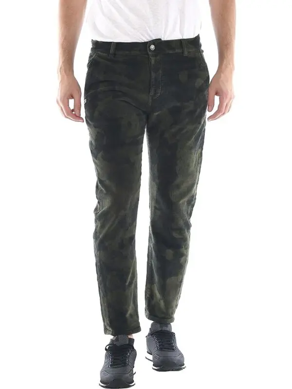 DANIELE ALESSANDRINI Straight Leg Trousers - Green