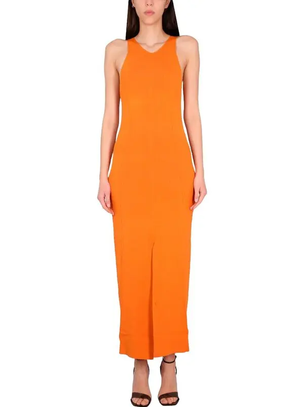 Nanushka Elia Midi Dress - Orange