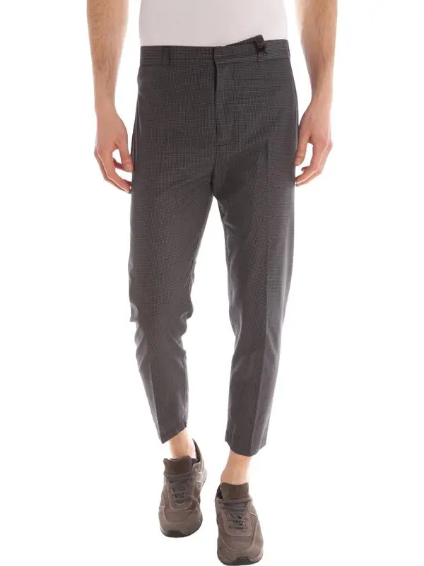 DANIELE ALESSANDRINI Trousers - Black
