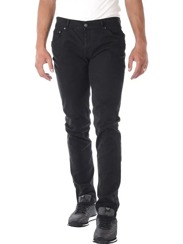 DANIELE ALESSANDRINI Stretch Jeans - Black