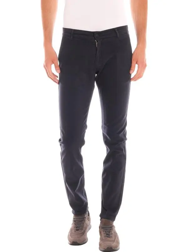 DANIELE ALESSANDRINI Straight Leg Jeans Trousers - Blue