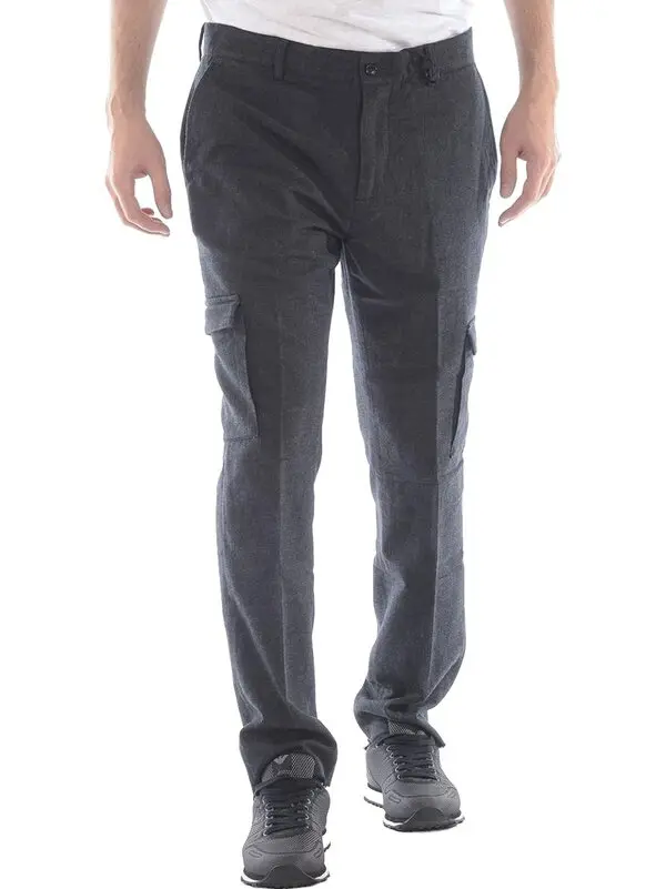 DANIELE ALESSANDRINI Trousers - Grey