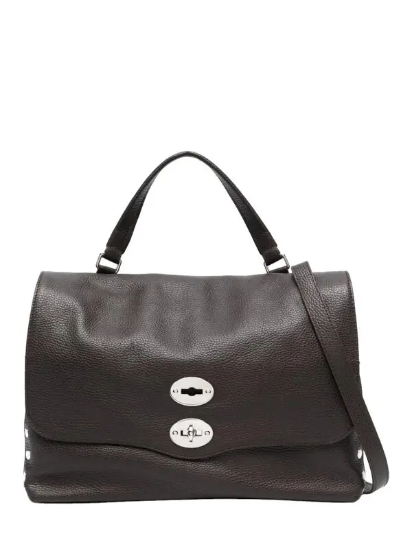 ZANELLATO Postina Large Leather Tote Bag - Brown