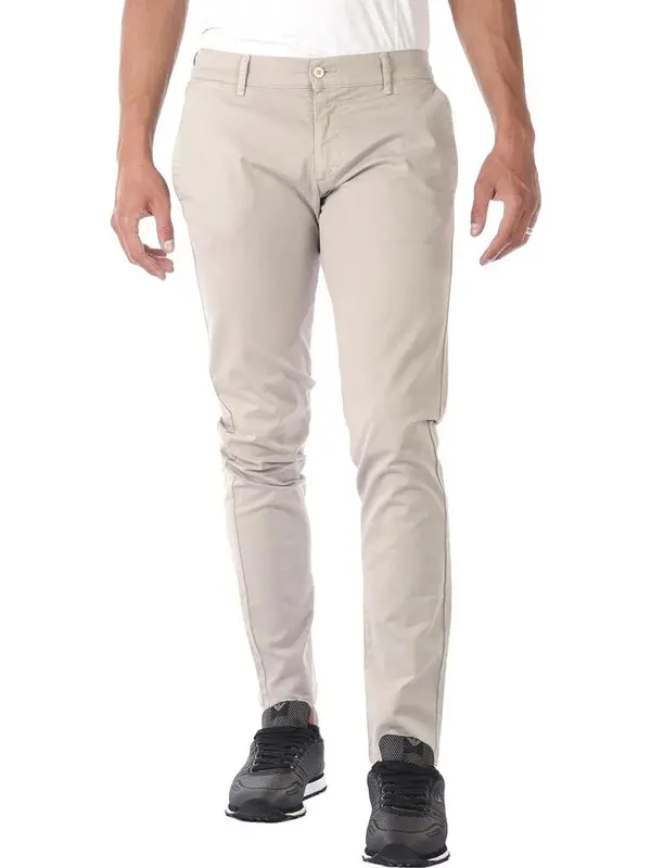 DANIELE ALESSANDRINI Slim Fit Trouser - Beige