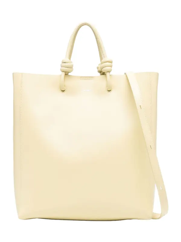 JIL SANDER Giro Leather Crossbody Bag - Yellow