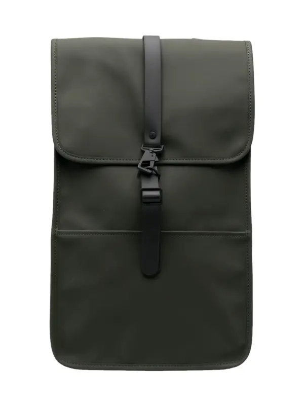 Rains Large Foldover-top Backpack - Green