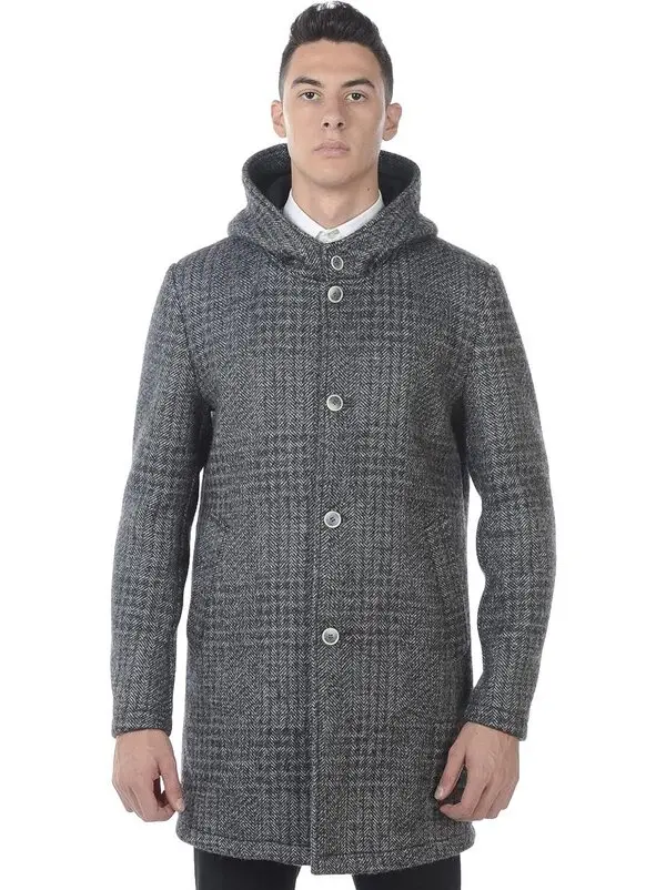 DANIELE ALESSANDRINI Mind Sfb Coat - Grey