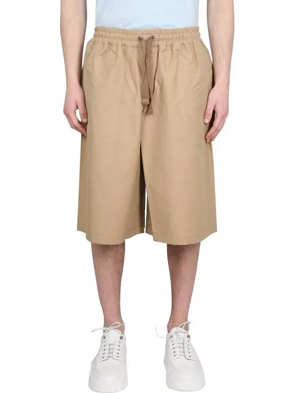 Maison Kitsuné Bermuda Shorts - Beige