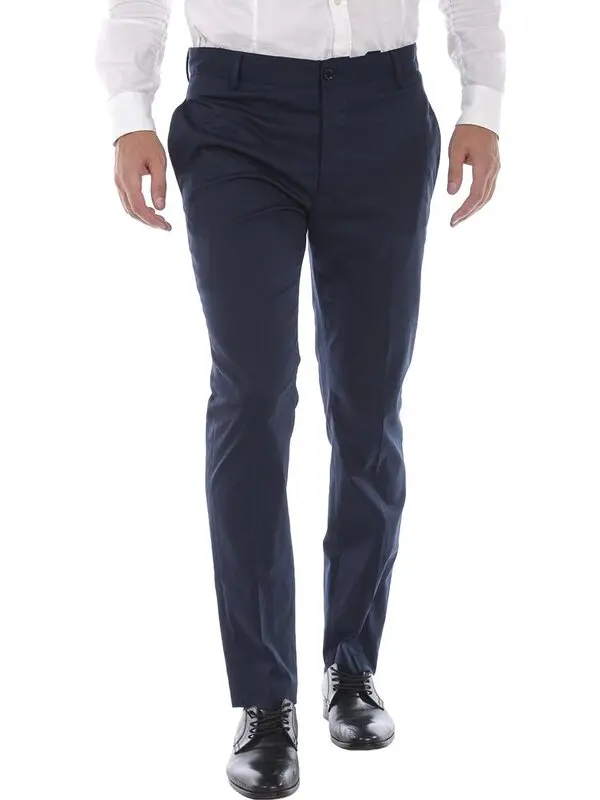 DANIELE ALESSANDRINI Bottle Pants - Blue