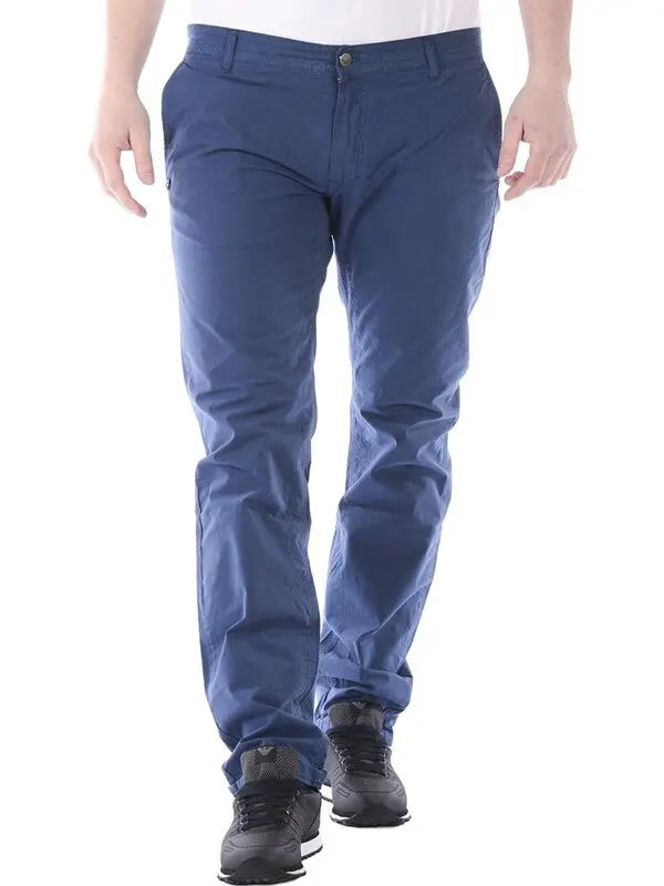 DANIELE ALESSANDRINI Straight Leg Trouser - Blue