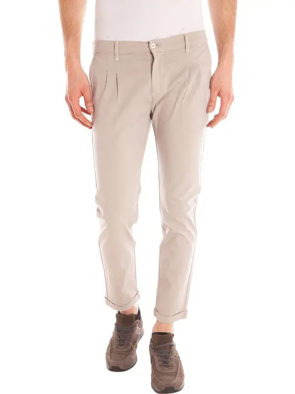 DANIELE ALESSANDRINI Trousers - Beige