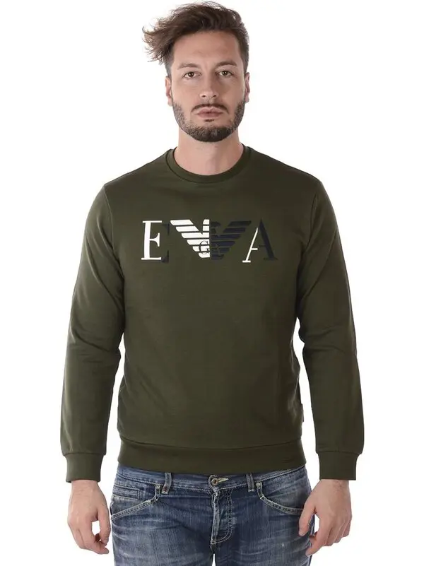 Emporio Armani Long Sleeve Hoodie - Green