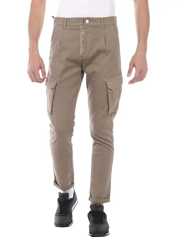 DANIELE ALESSANDRINI Jeans Trouser - Beige
