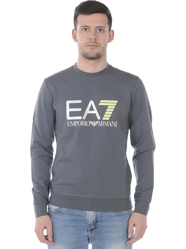 Emporio Armani Cotton Hoodie - Grey