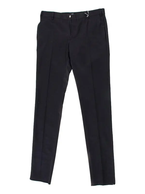 DANIELE ALESSANDRINI Slim Fit Trousers - Black