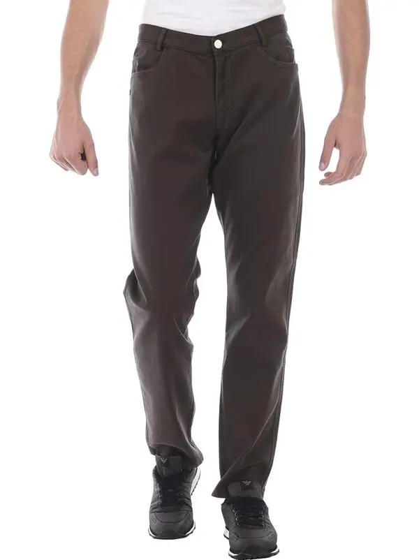 DANIELE ALESSANDRINI Trousers - Brown