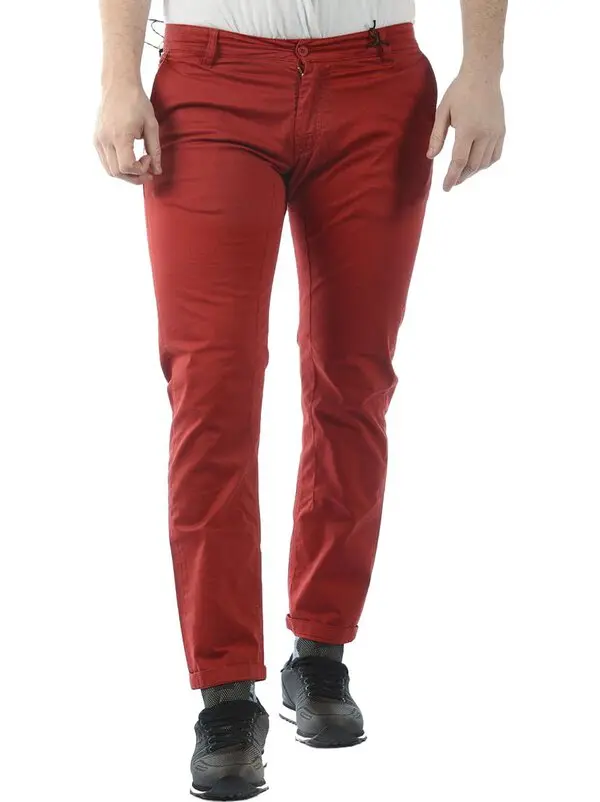 DANIELE ALESSANDRINI Trousers Jeans - Red