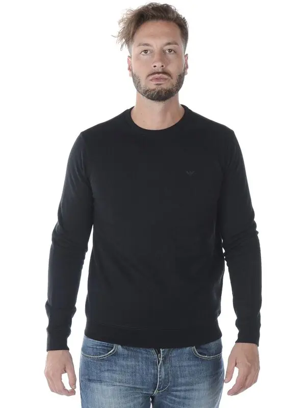 Emporio Armani Hooded Sweatshirt - Black