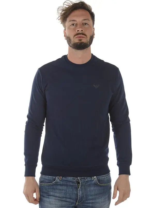 Emporio Armani Sweatshirt Hoodie - Blue