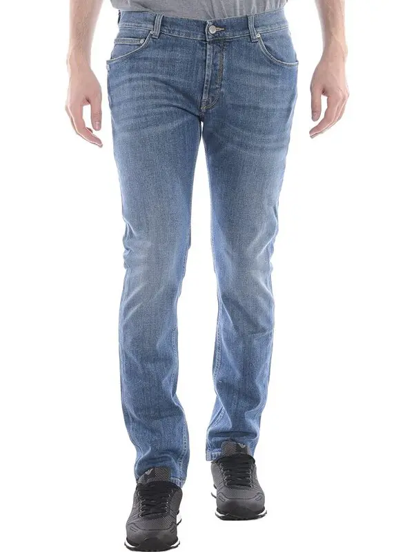 DANIELE ALESSANDRINI Slim Fit Jeans - Navy