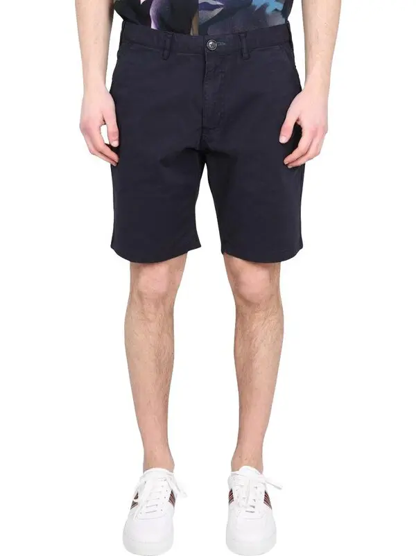 Paul Smith Zebra Bermuda Shorts - Blue