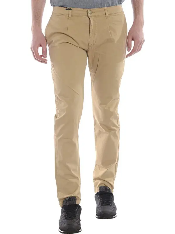 DANIELE ALESSANDRINI Jeans Trousers - Beige