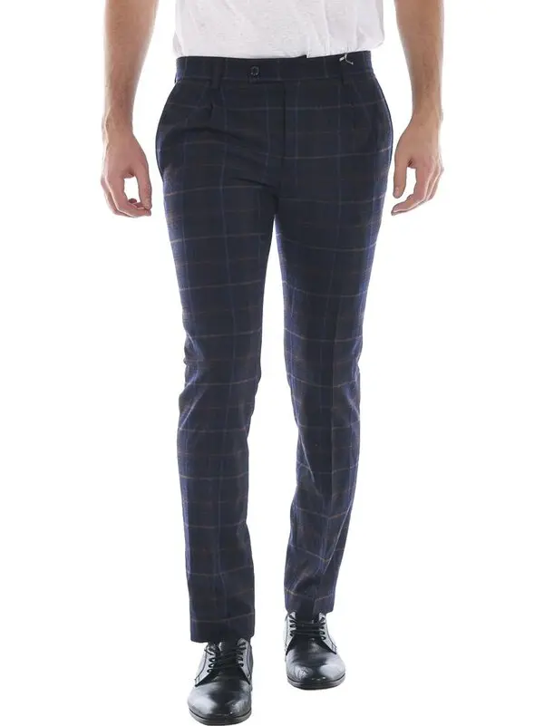 DANIELE ALESSANDRINI Pants Foam 100 - Blue