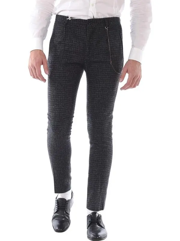 DANIELE ALESSANDRINI Elvis Trousers - Grey