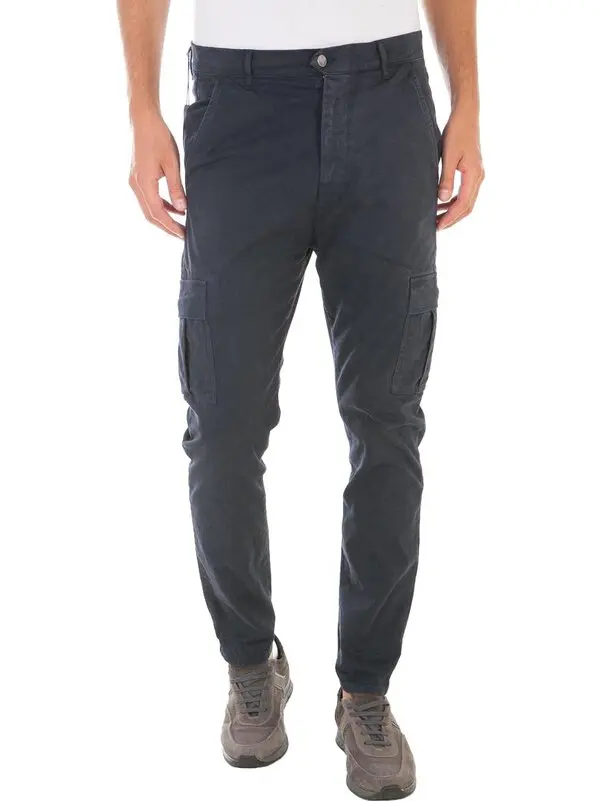 DANIELE ALESSANDRINI Trousers - Blue