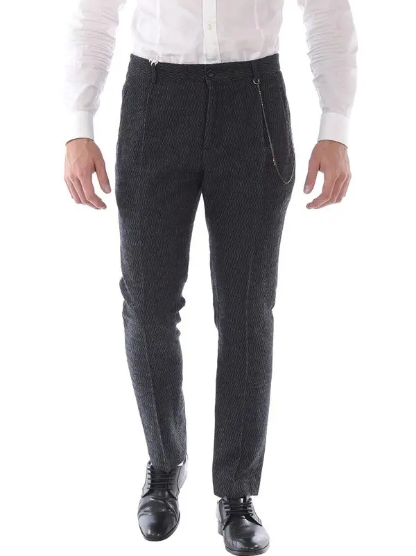 DANIELE ALESSANDRINI Elvis 100 Trousers - Grey