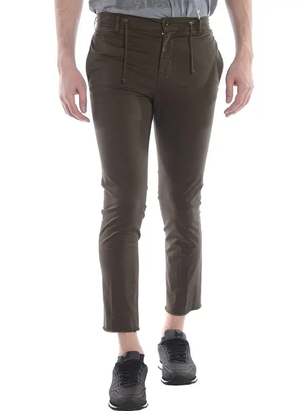 DANIELE ALESSANDRINI Almada Trousers - Green