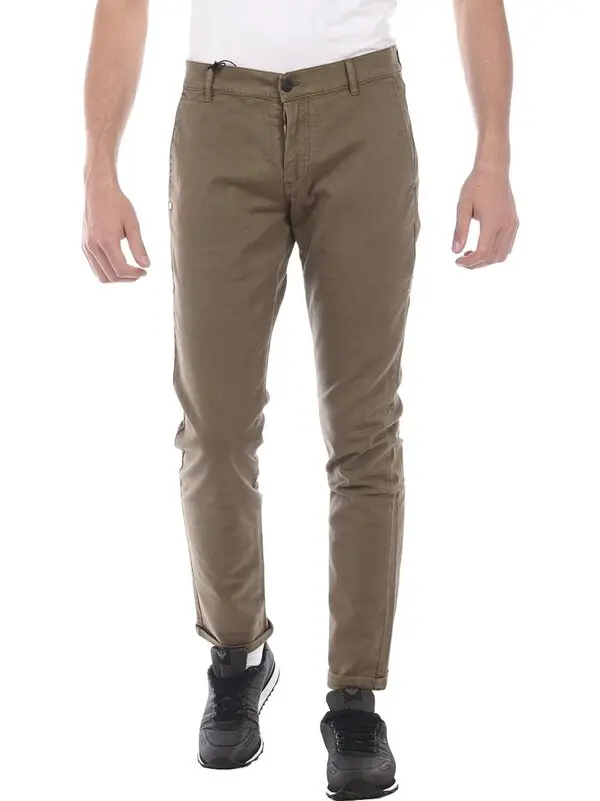 DANIELE ALESSANDRINI Trousers Jeans - Green