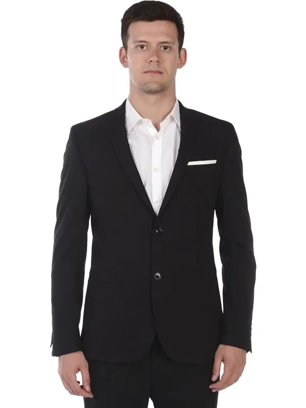 DANIELE ALESSANDRINI Tailored Jacket - Black