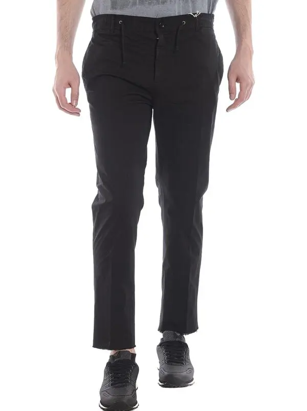 DANIELE ALESSANDRINI Trousers - Black
