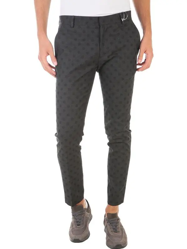 DANIELE ALESSANDRINI Straight Leg Trouser - Black