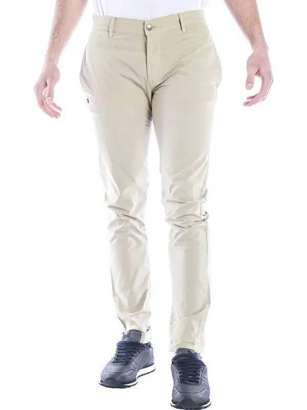 DANIELE ALESSANDRINI Straight Leg Trouser - Beige