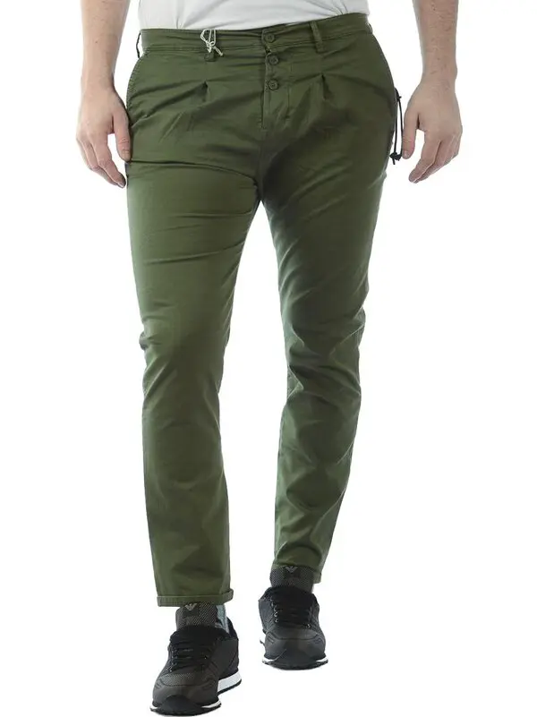 DANIELE ALESSANDRINI Trousers - Green