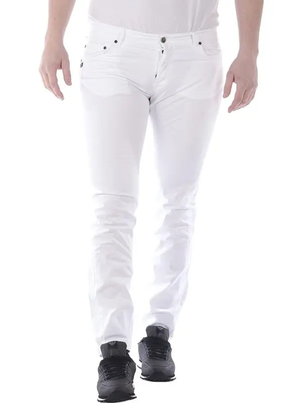DANIELE ALESSANDRINI Jeans Trouser - White