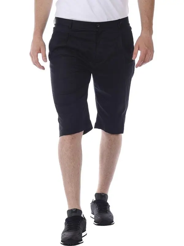 DANIELE ALESSANDRINI Bermuda Shorts - Black
