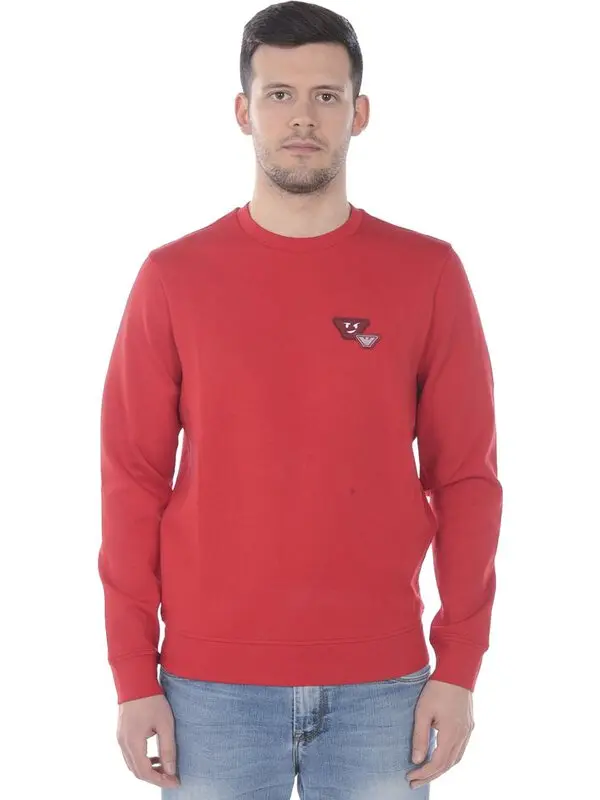 Emporio Armani Sweatshirt Hoodie - Red