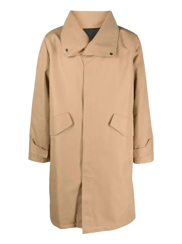 COSTUMEIN Oversized-collar Trench Coat - Neutrals