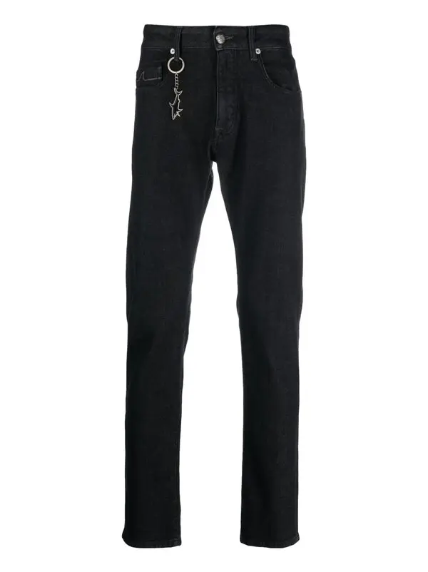 Paul & Shark Mid-rise Straight-leg Jeans - Blue