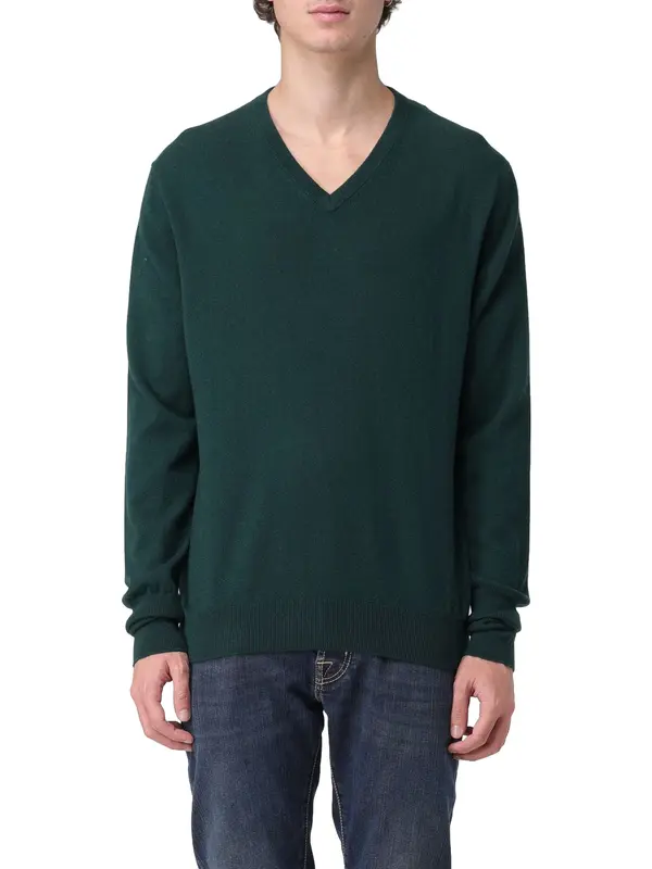 BALLANTYNE Long Sleeve Sweater - Bottle Green
