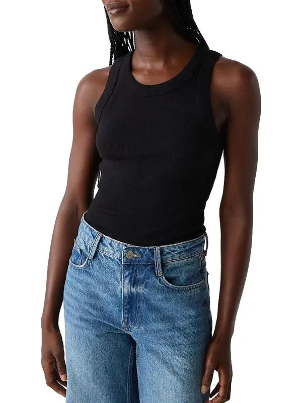 Michael Stars Gina Tank Top - Black