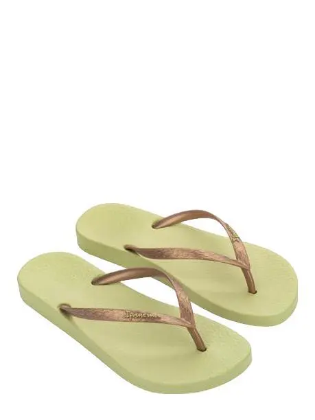 Ipanema Ana Flip Flop - Green/gold