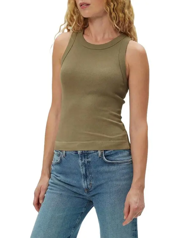 Michael Stars Gina Cotton & Modal Rib Tank - Caper